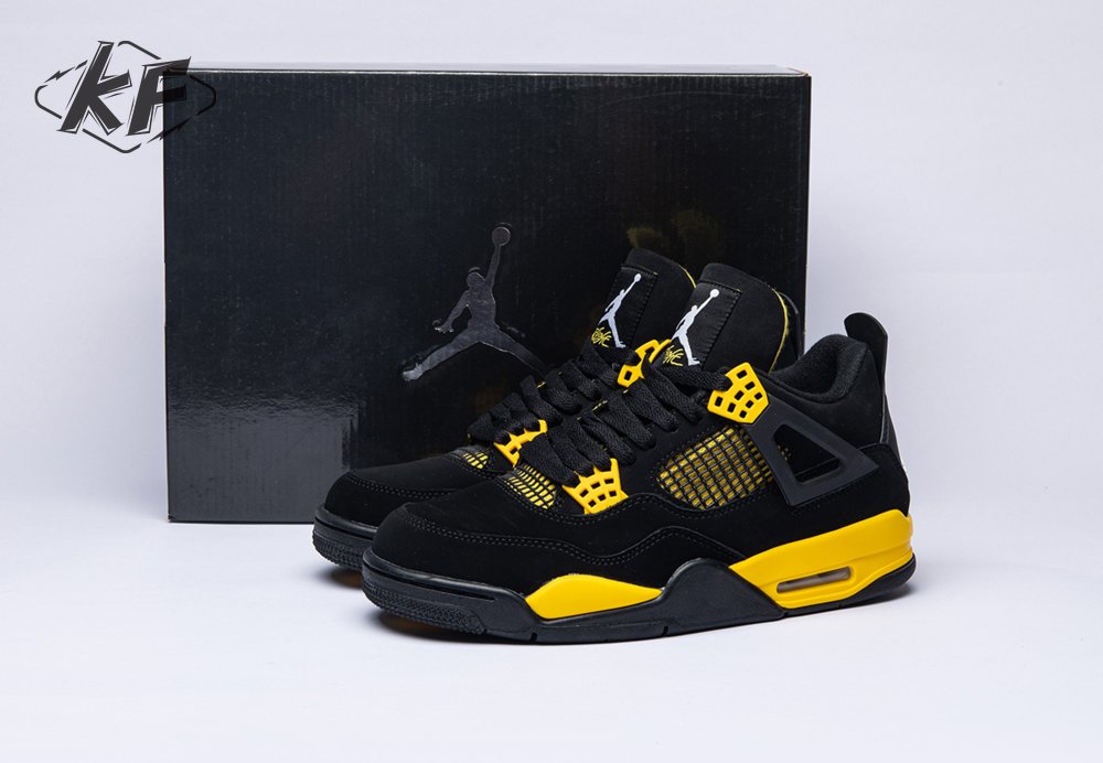 Jordan 4 Retro Thunder (2012) 308497-008 Size 36-47.5 [Model-28350593 ...